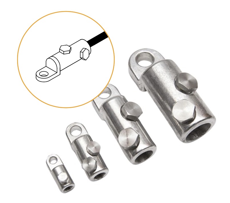 MECHANICAL LUGS BLMT FOR LOW AND MEDIUM VOLTAGE CABLE ACCESORIES UP TO ...